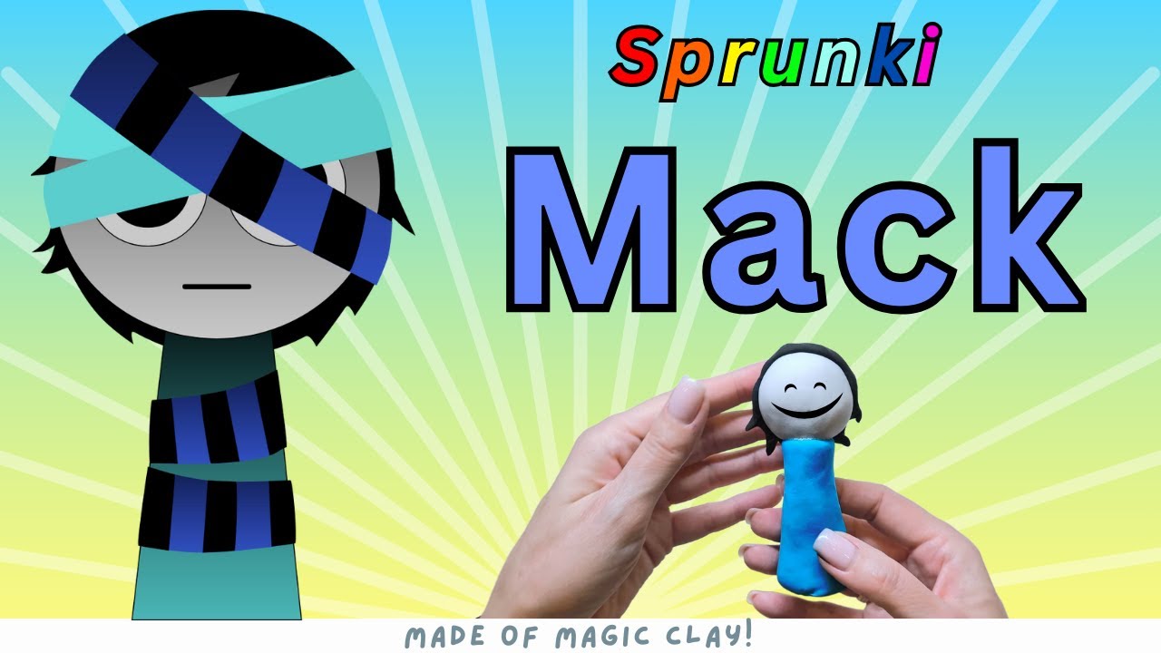 Mack Sprunki from horror phase toy from clay! #incredibox #sprunki # ...