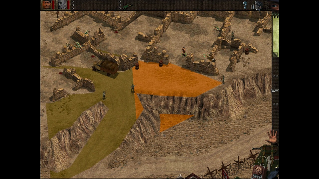 Commandos 1 - Mission 08 quick play - YouTube