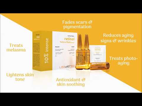 Leaderma Retinol Yellow Peel #StartWithLeaderma - YouTube
