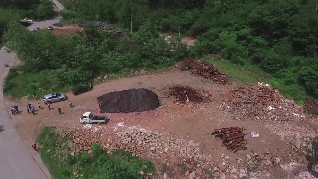 AKT Demolition of Chimney - YouTube