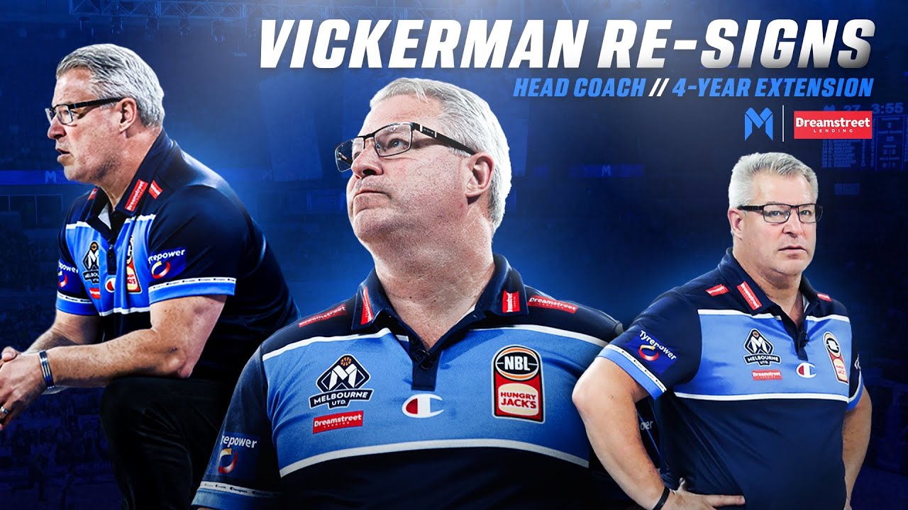 Dean Vickerman extends as Head Coach with Melbourne United - Interview ...