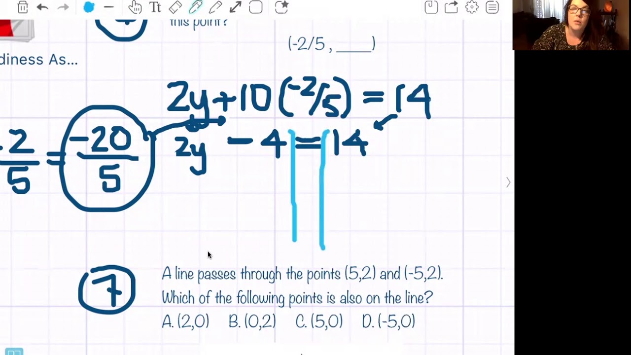 Algebra Distance Learning- Readiness assessment 3 help - YouTube