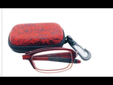 Folding Reading Glasses with case - YouTube