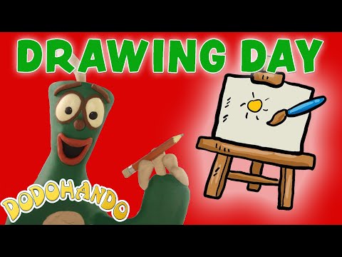 Drawing Day ✍️🎨 | @DodohandoOfficial | Claymation | #drawingday  | #compilation
