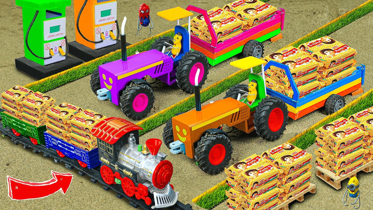 Top diy mini tractor making mini Railroad Repair | 1000+ diy tractor ...