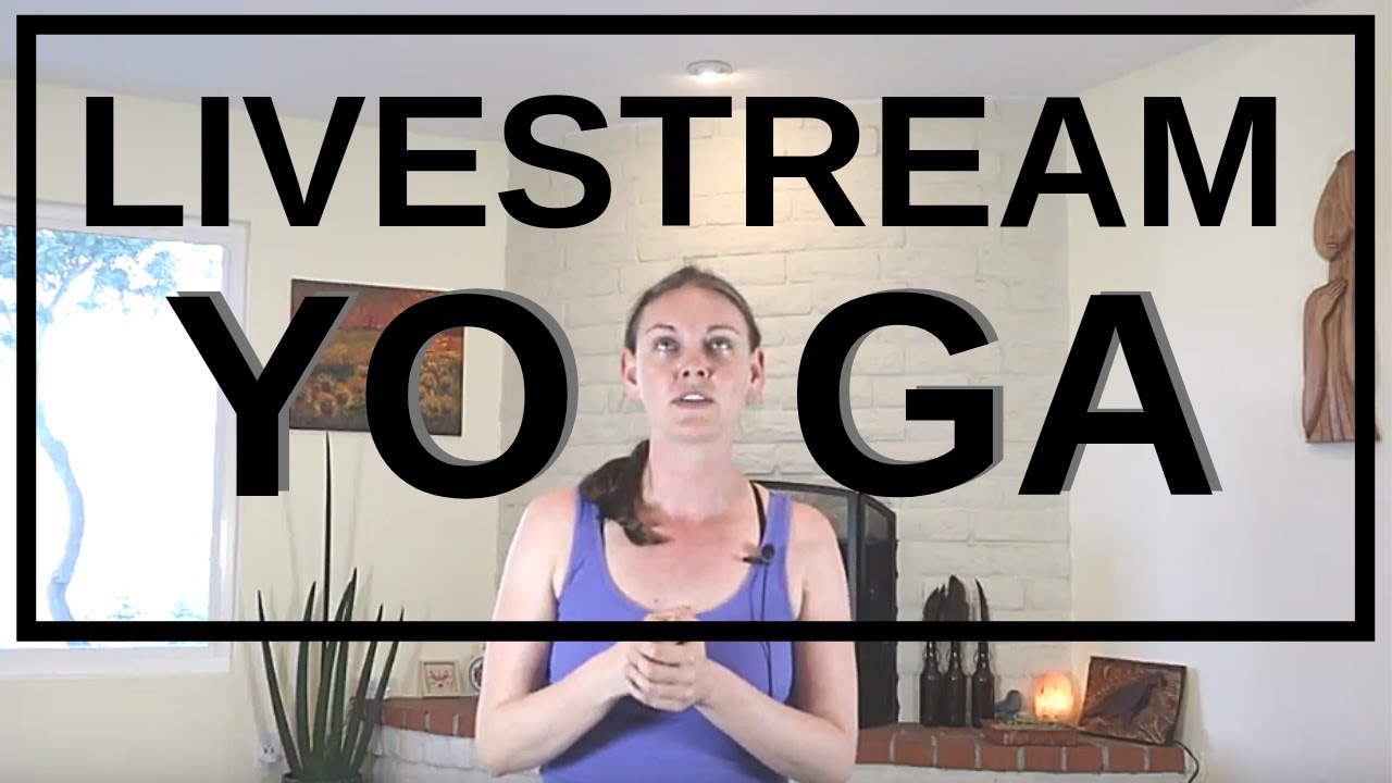 Livestream Yoga Announcement! Yoga In Your Living Room Live Stream ...