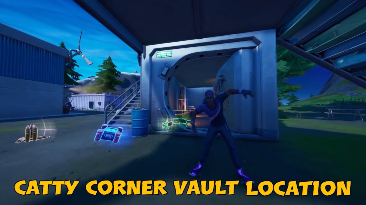 Fortnite Catty Corner Vault Guide Location And How To