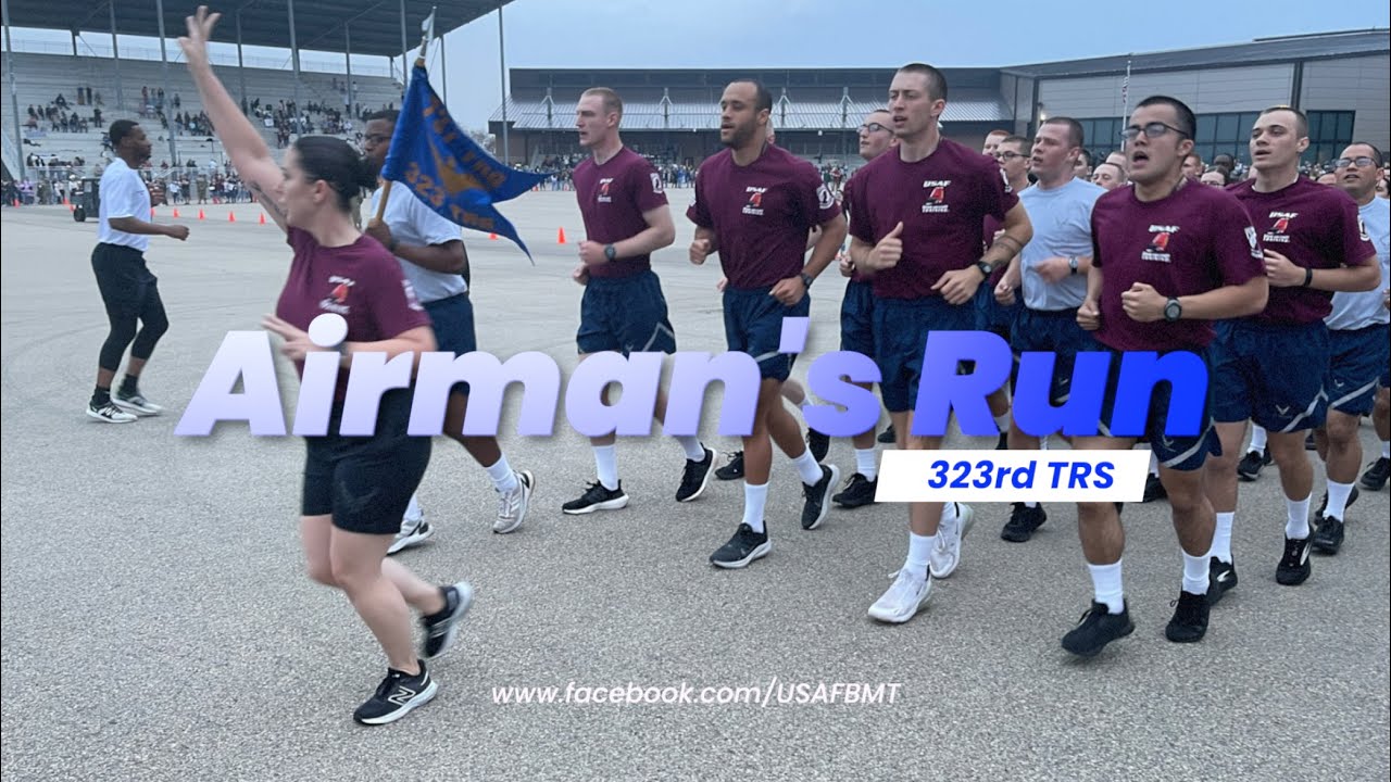 323rd Training Squadron Airman's Run -- January 18, 2023 - YouTube