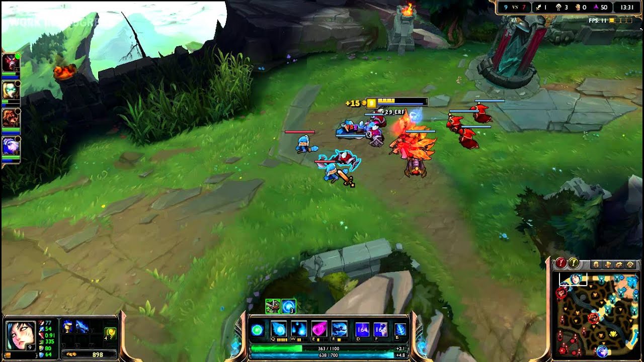 Leauge of Legends Feuerfuchs Ahri New Map - YouTube