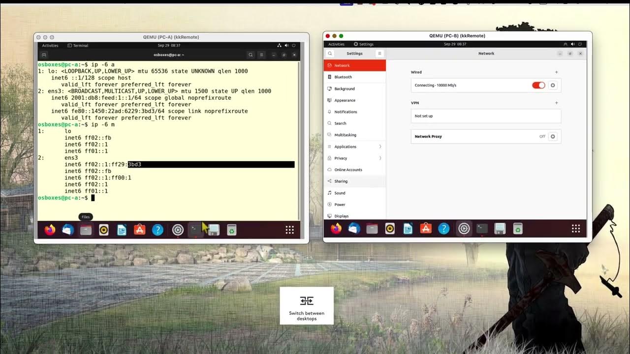 Demonstrating Duplicate Address Detection (DAD) with ICMPv6 Neighbour ...