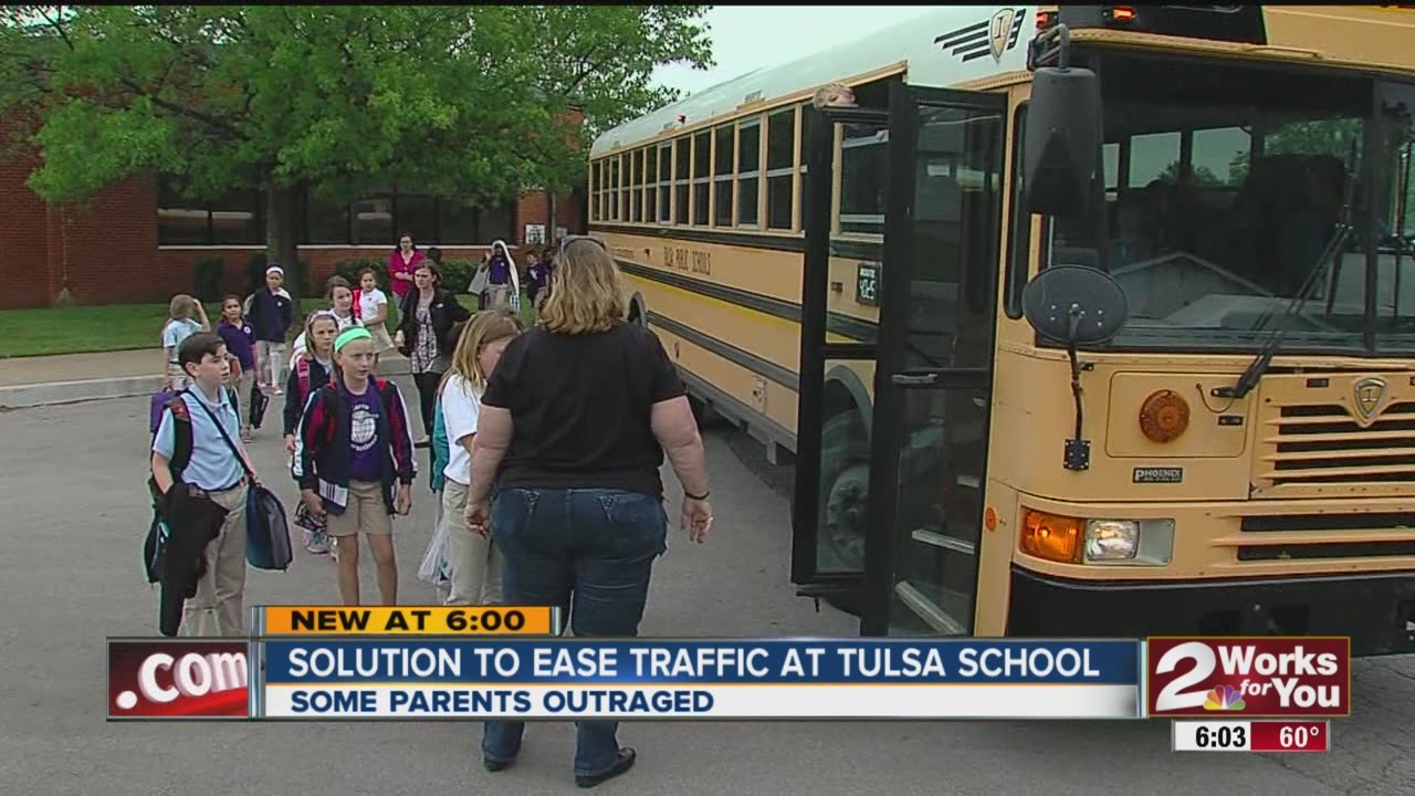 Solution To Ease Traffic At Zarrow Elementary - YouTube