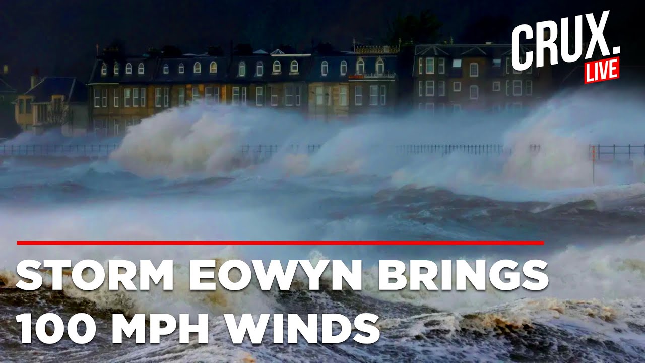 LIVE Bomb Cyclone Storm Eowyn Slams Into UK And Ireland With Strong ...