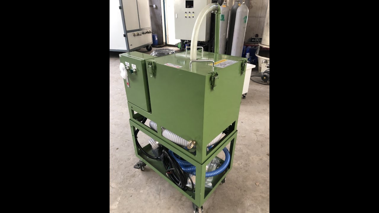 Centrifugal liquid and oil recycling cleaning machine manually dirty ...