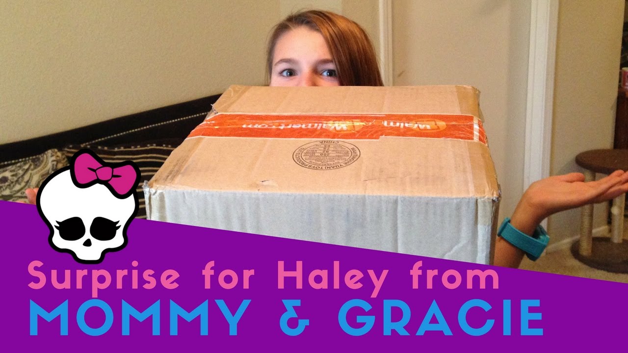 Haley Gets A Surprise From Mommy And Gracie Youtube