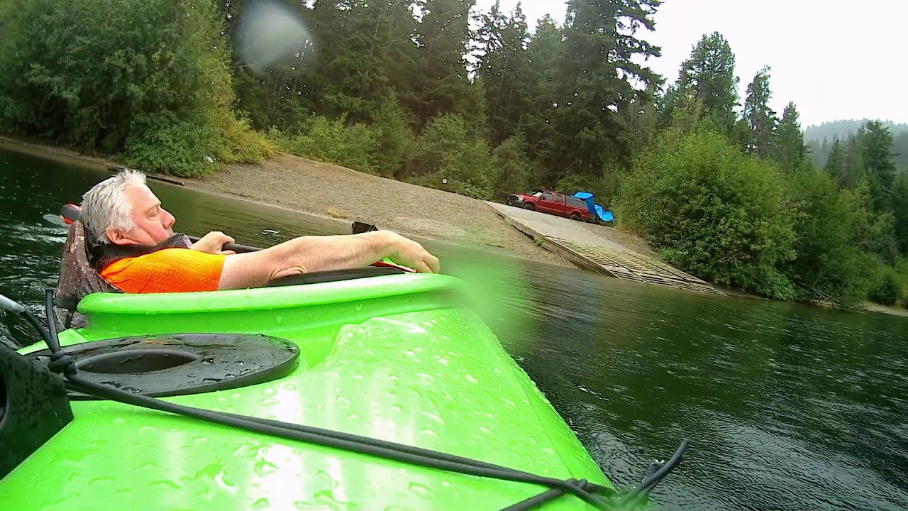 Cowboy Scramble Kayak Re-entry - YouTube