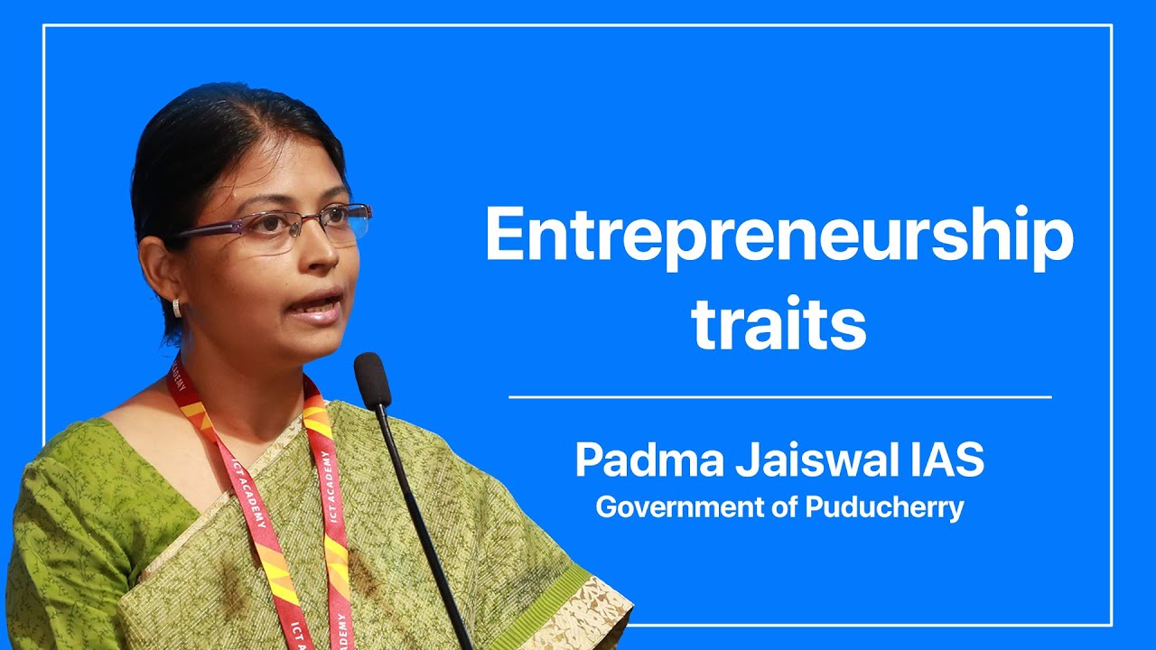 Padma Jaiswal IAS at Youth Entrepreneurship Summit - YouTube