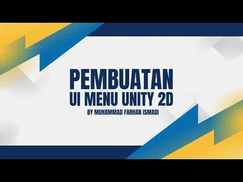 Pembuatan UI Menu Unity 2D - YouTube