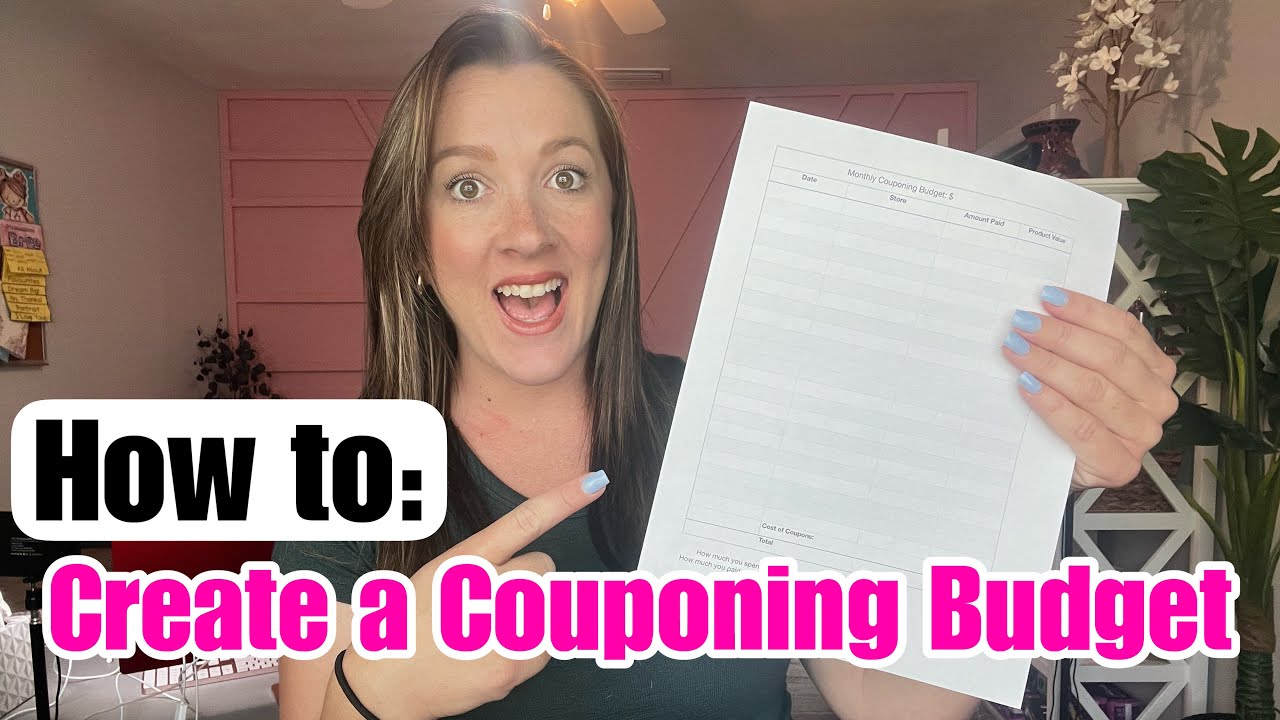 How to Set & Track a Couponing Budget | Couponing 101 - YouTube