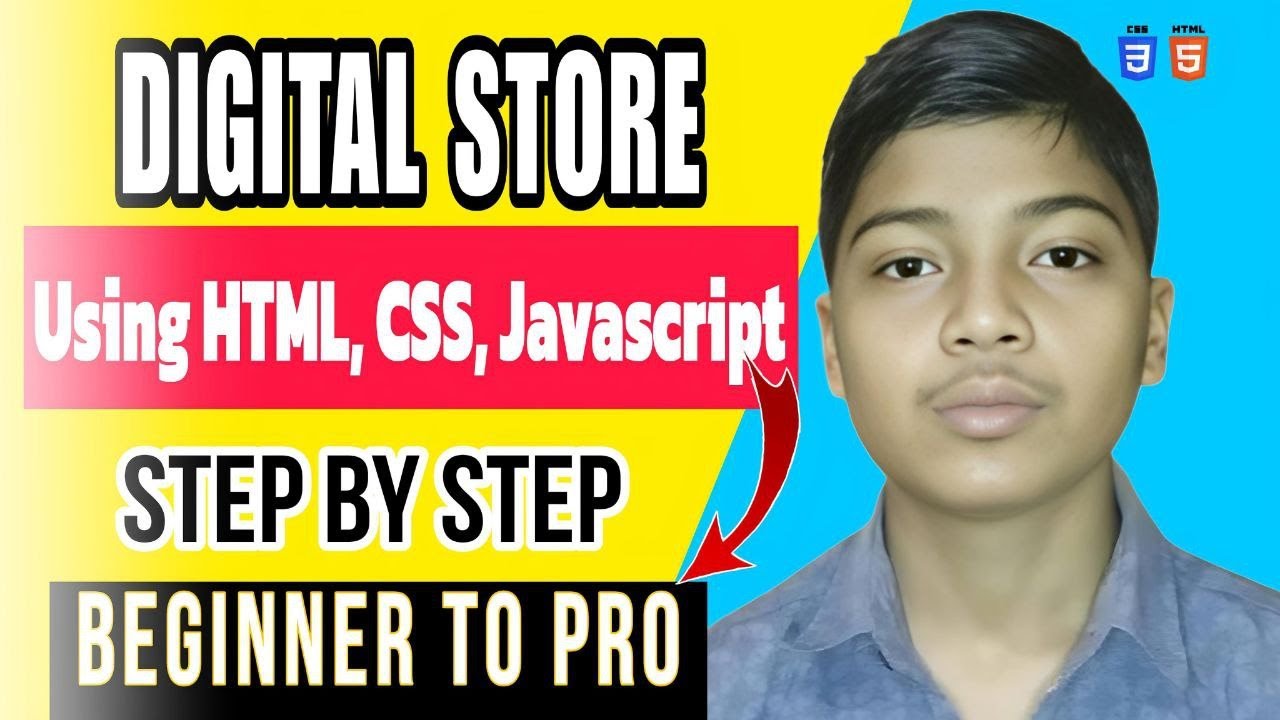 #1 Digital Store Using HTML,CSS,JS | How To Make Responsive Ecommerce ...
