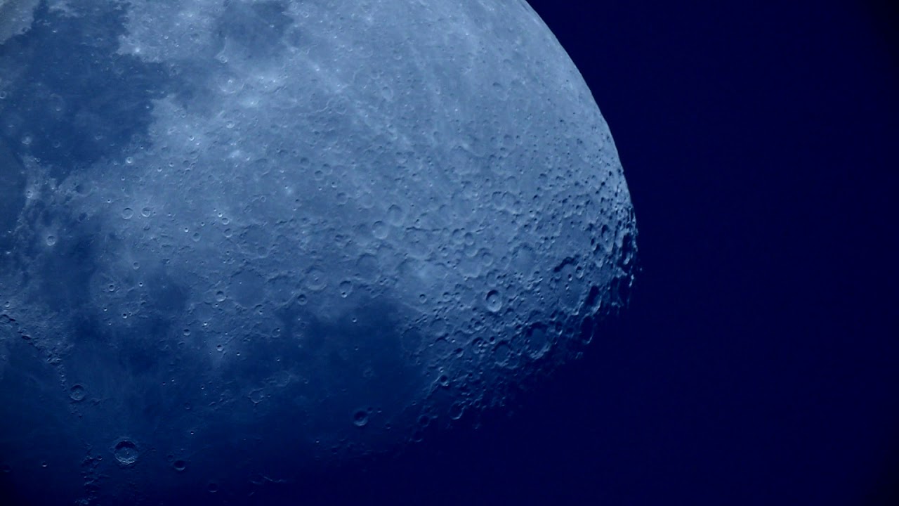 Close up of the Moon |Raw Footage| - YouTube