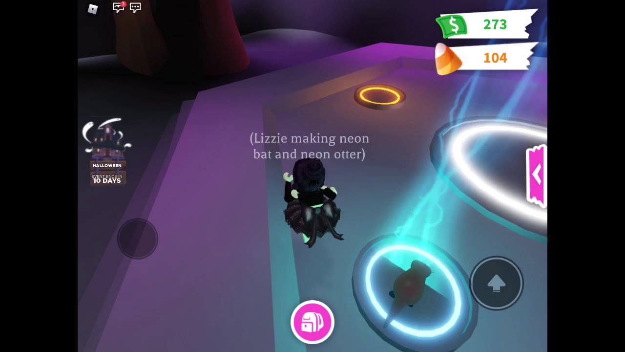 Making My First Ever Neon Roblox Adopt Me - YouTube