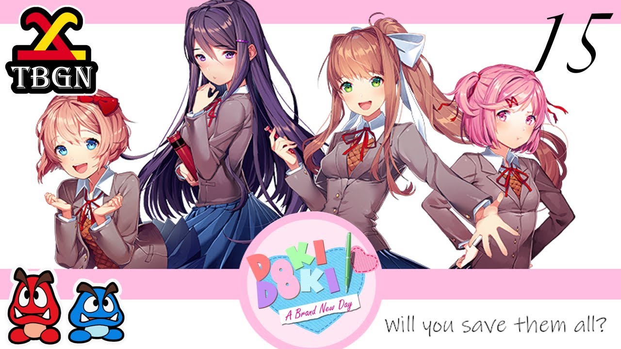 DDLC: A Brand New Day Let's Play Part 15 | TBGN | Button Up, Sayori ...