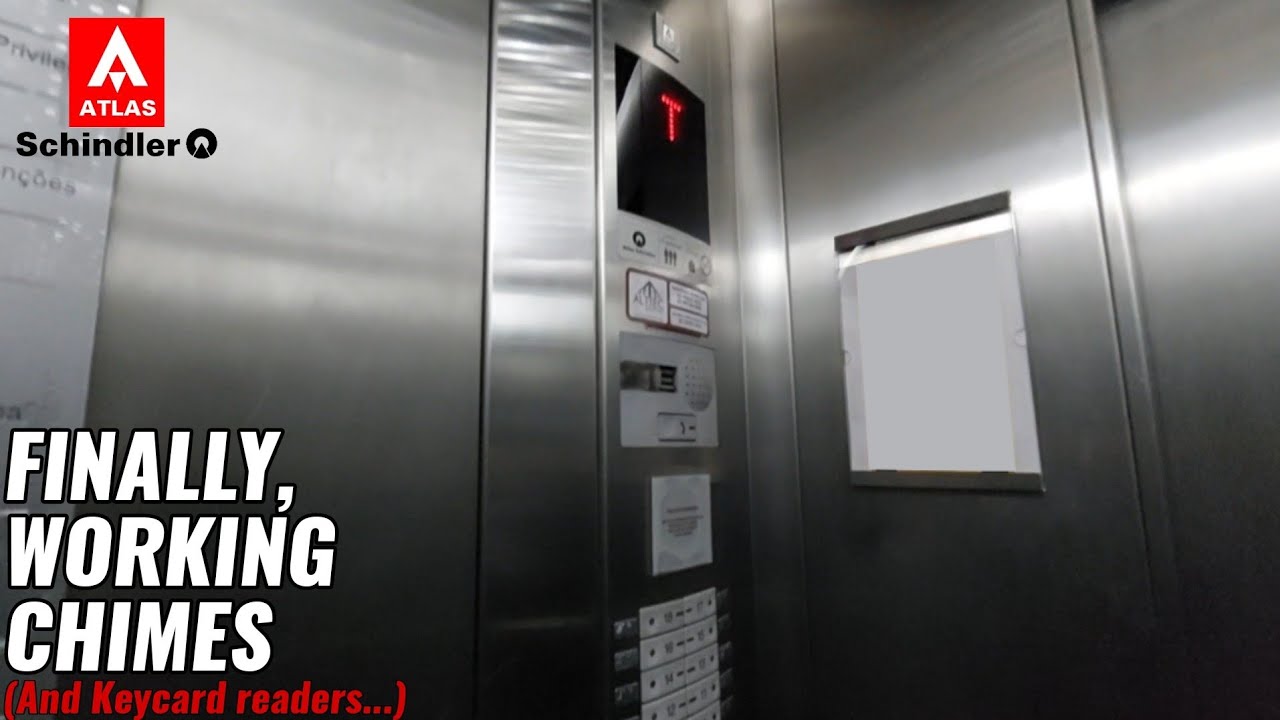 WORKING CHIMES! Atlas Schindler Excell Traction Elevators - Gran Alpha ...