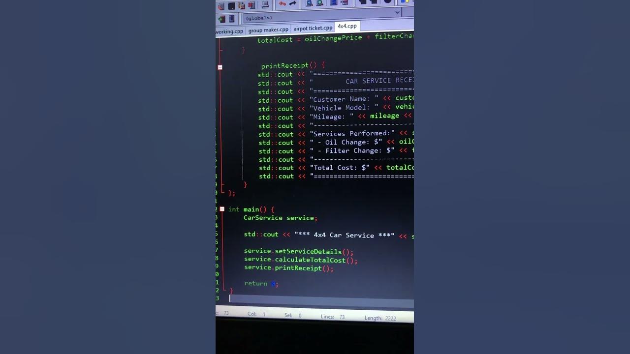 4x4 Service C Codingninja Coders Coderstokyo Codelife Codemasters Codinglife Code