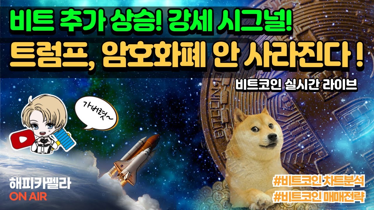 비트코인 실시간 트럼프 암호화폐 안사라져 비트코인 상승 강세 시그널 717 점심💎비트코인 비트코인실시간 이더리움