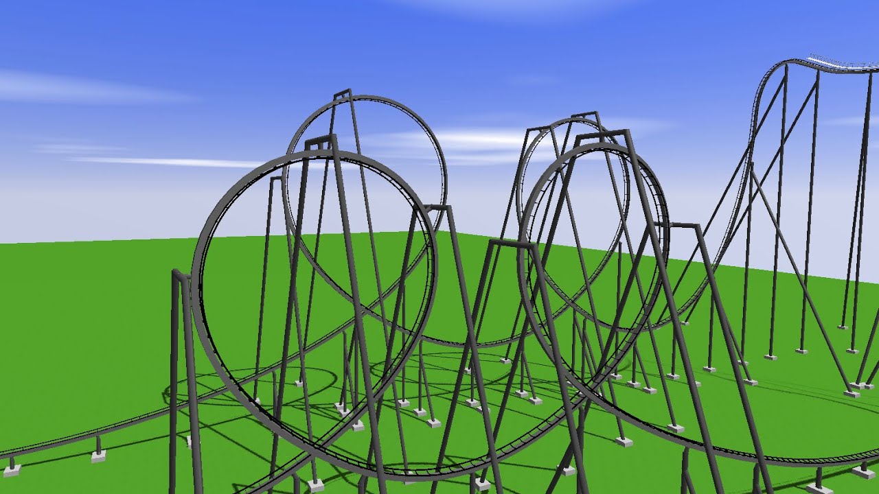 Looper The Ride | The Coaster With 4 Loops | UC2 - YouTube