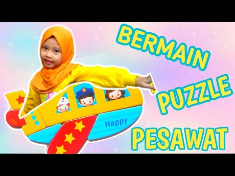 Pesawat Terbang, Bermain Puzzle Pesawat, Plane, bongkar pasang puzzle ...