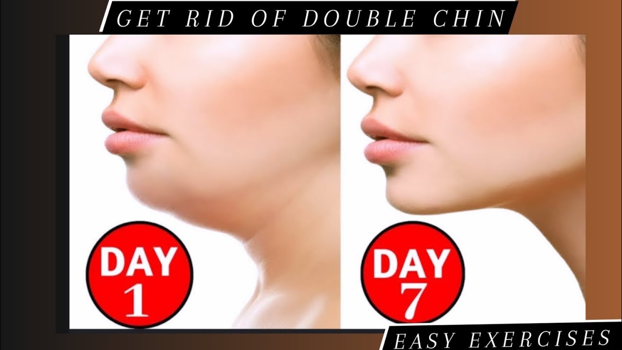 How To Get Rid Of DOUBLE CHIN | Easy Exercises | Fat to fit | 1 month ...