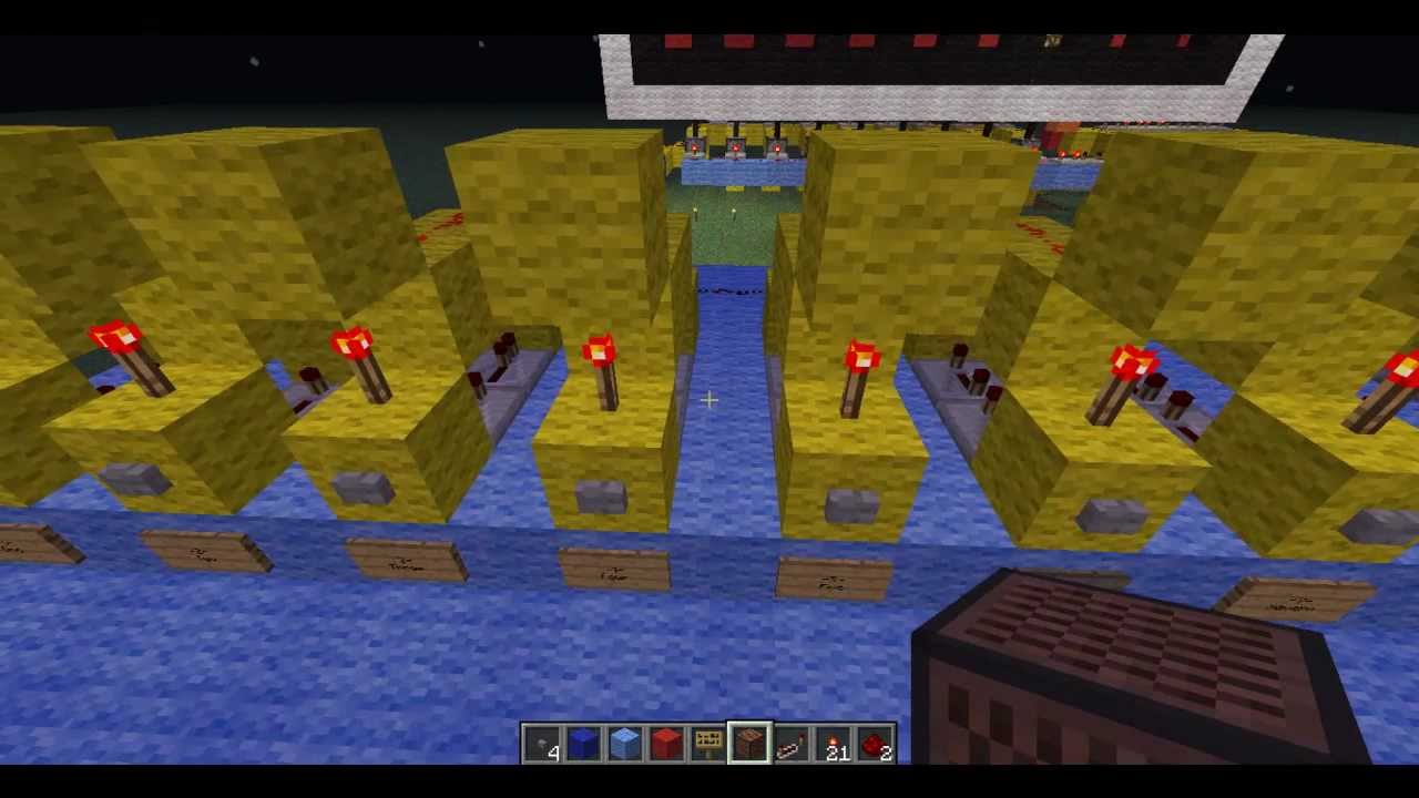 Minecraft: Multiple Signals One Wire - YouTube