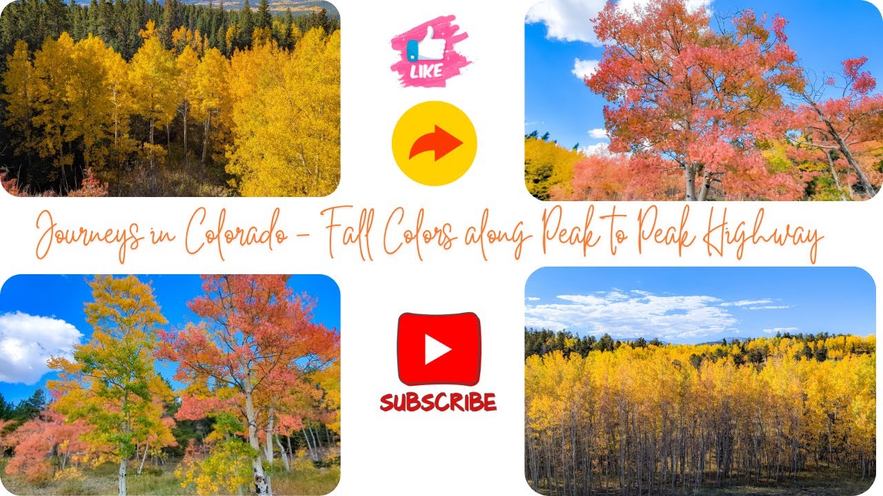 Journeys in Colorado - Fall Colors along Peak to Peak Highway, Colorado ...