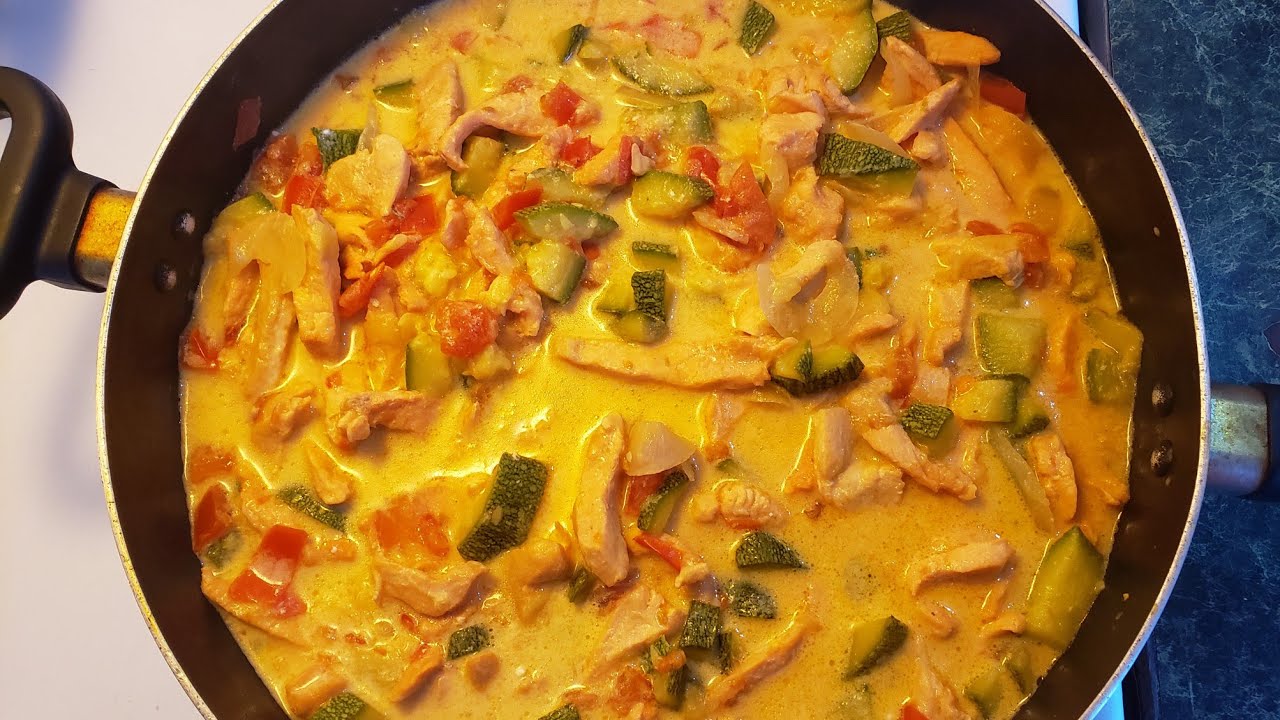 FAJITAS DE POLLO CON CALABACITAS 🥘 - YouTube