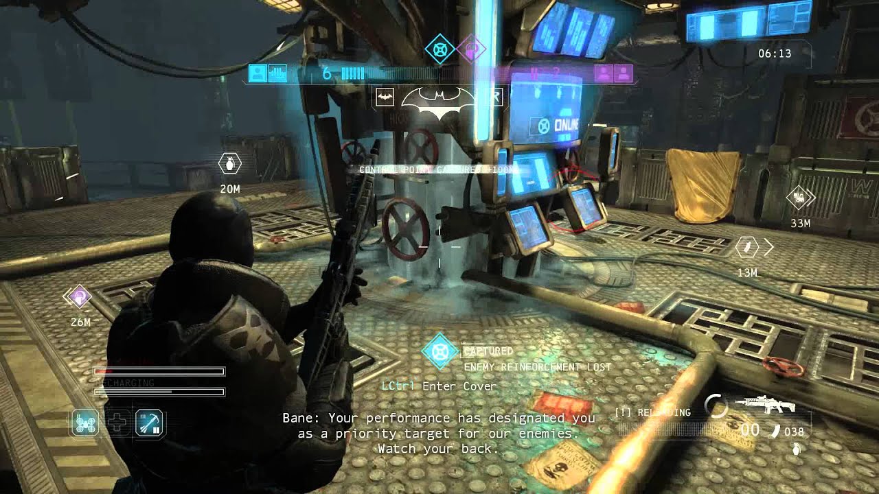 Batman: Arkham Origins; Multiplayer Online Match #5 - Close Match - YouTube