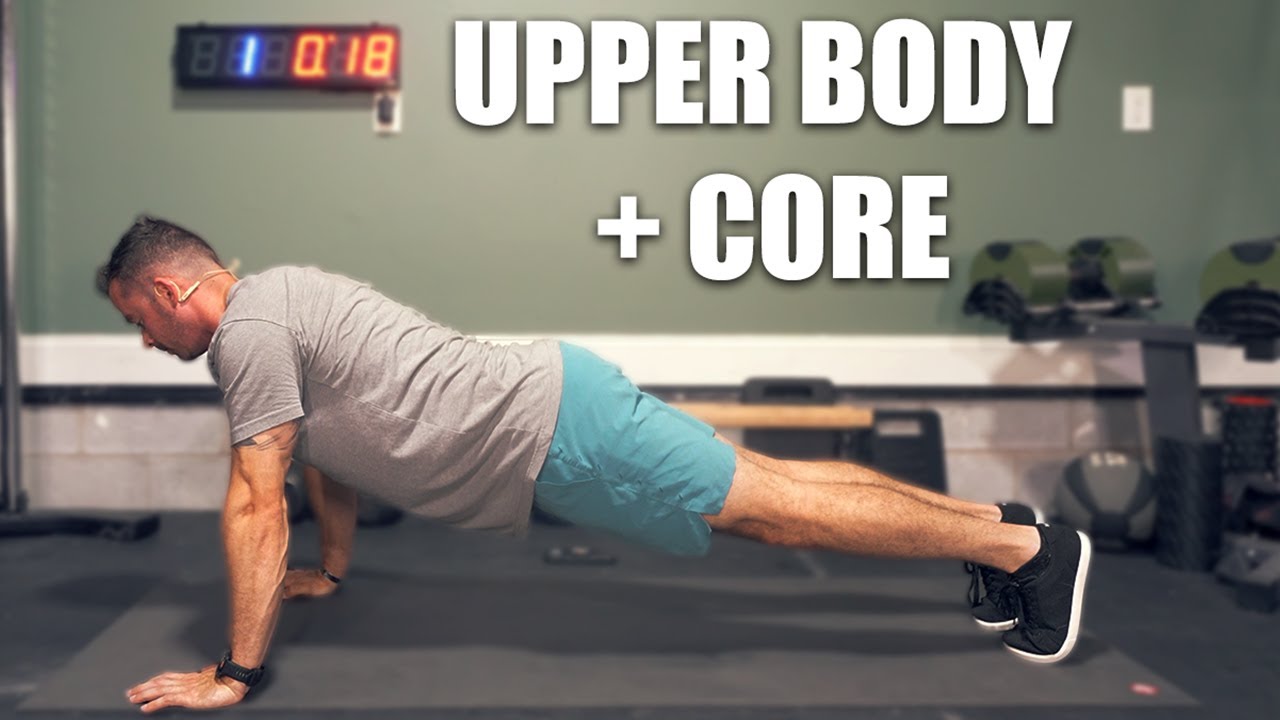 Upper Body + Core Workout | Low Impact - YouTube