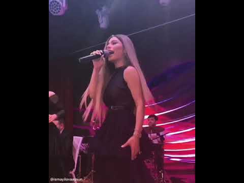 Aysun İsmayılova toyda -kefimi yaman korlamısan yeni mahnı
