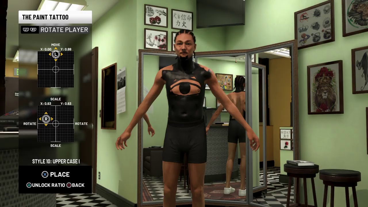 Nba2k20 eye tattoo Tutorial Steezo 2.0 - YouTube