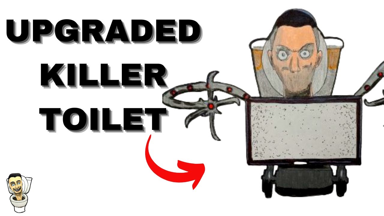 Cómo DIBUJAR al😱KILLER TOILET MEJORADO del TOILET 70 Parte 2 (Skibidi ...