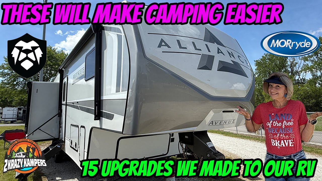 Must Have RV Upgrades That Make RVing So Much Better @alliancerv - YouTube