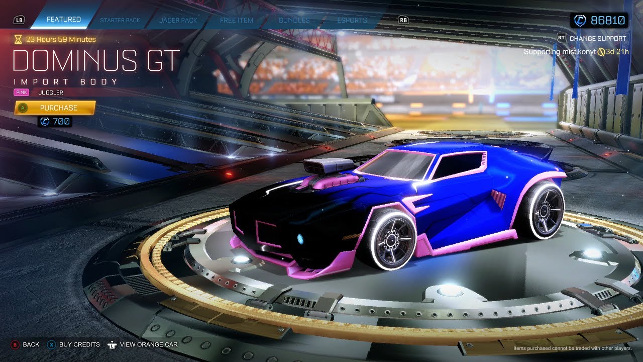 ROCKET LEAGUE ITEM SHOP - *NEW* Pink Dominus GT Import Car - 04.04.21 ...