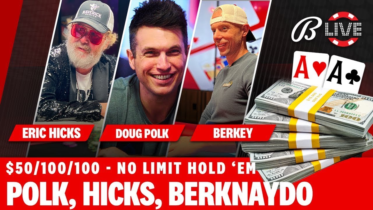 @Doug Polk Poker RETURNS $50/$100/$100 NLH - Live at the Bike! - YouTube