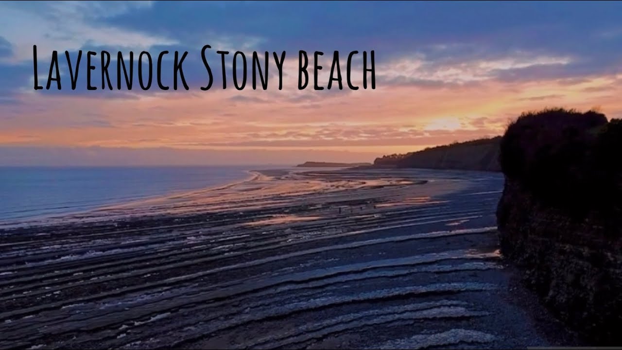 Sunset at Lavernock Stony Beach | Penarth, Cardiff - YouTube