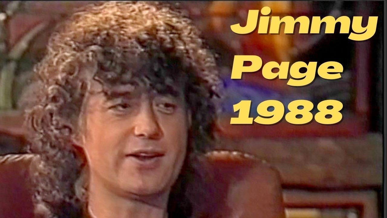 Jimmy Page interview England 1988 - YouTube