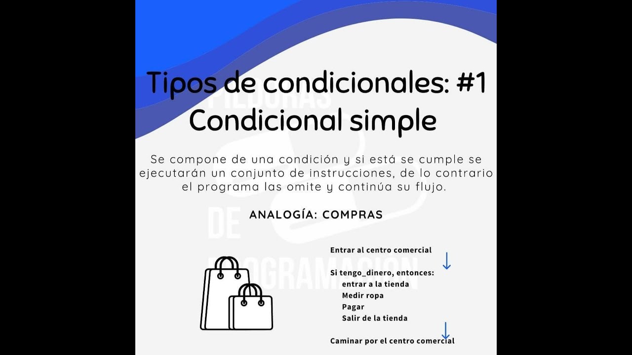 Tipos de condicionales: #1 Condicional simple - YouTube