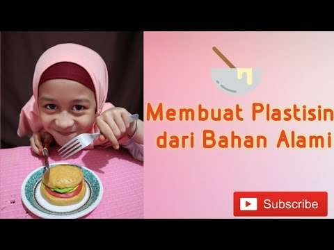 Membuat Plastisin/Playdoh Berbentuk Burger dari Bahan Alami - YouTube