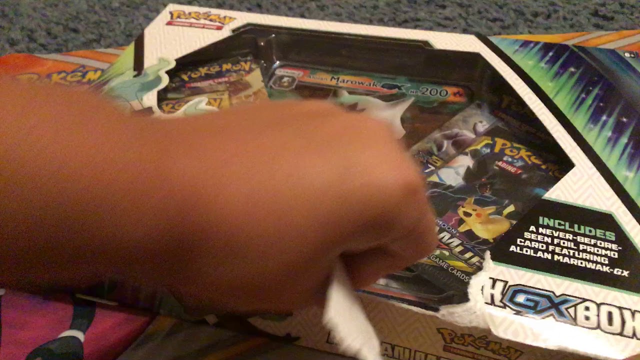 Opening a Marowak GX box - YouTube