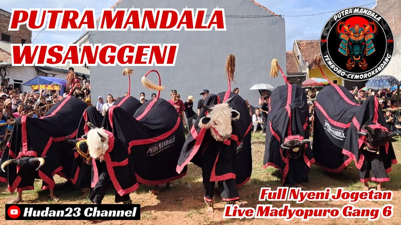 PUTRA MANDALA LIVE MADYOPURO GANG 6 | JOGETAN FULL NYENI BANTENGAN | 21 ...