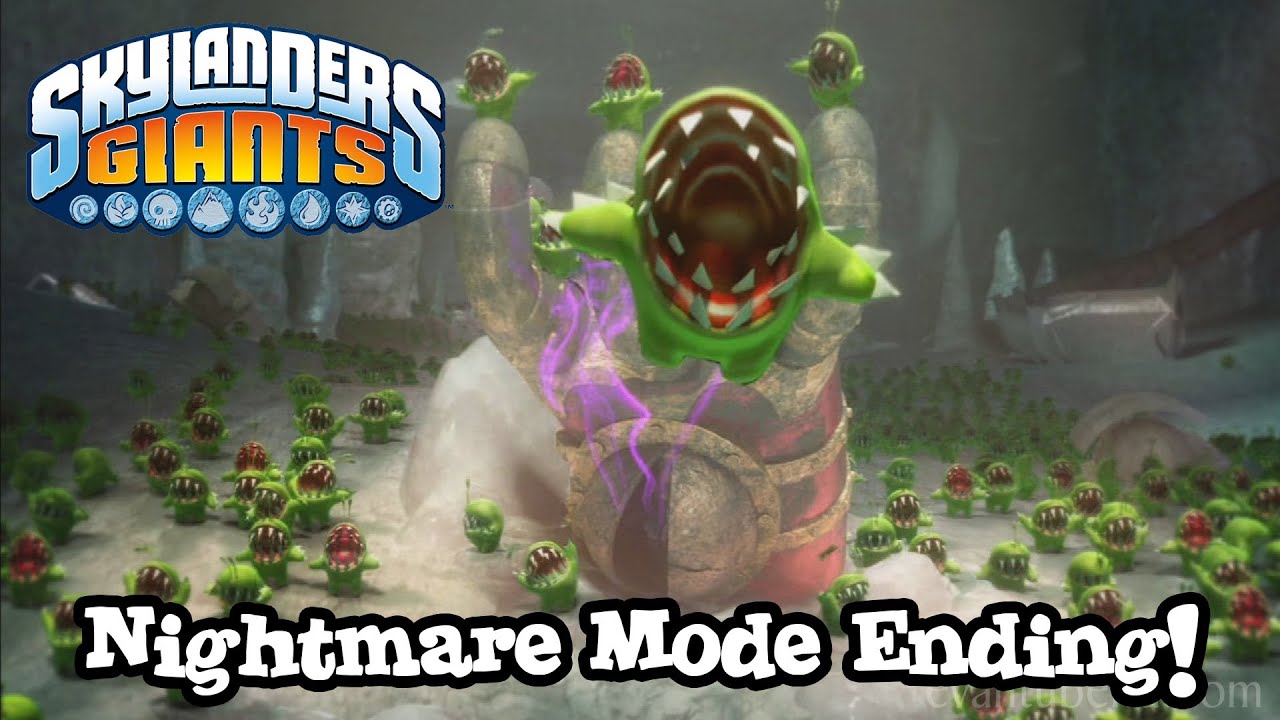 NIGHTMARE MODE ENDING! Let's Play SKYLANDERS GIANTS with EvanTubeHD ...